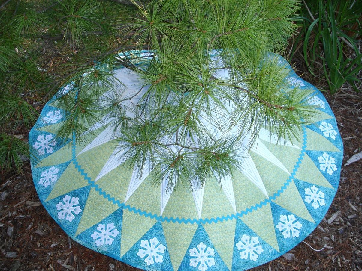 Let It Snow, Christmas Tree Skirt - Download – HoopSisters
