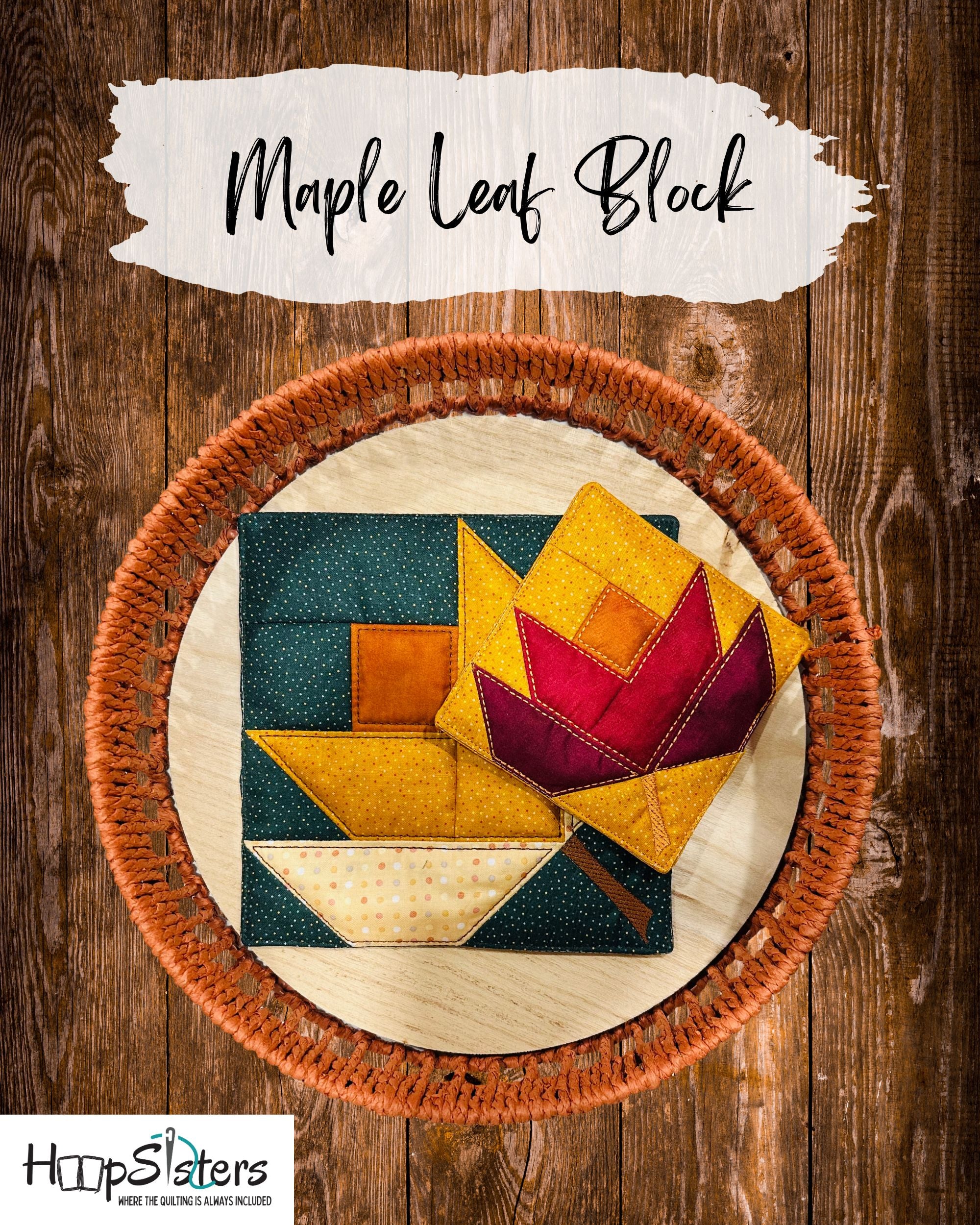 Maple Leaf Block – HoopSisters