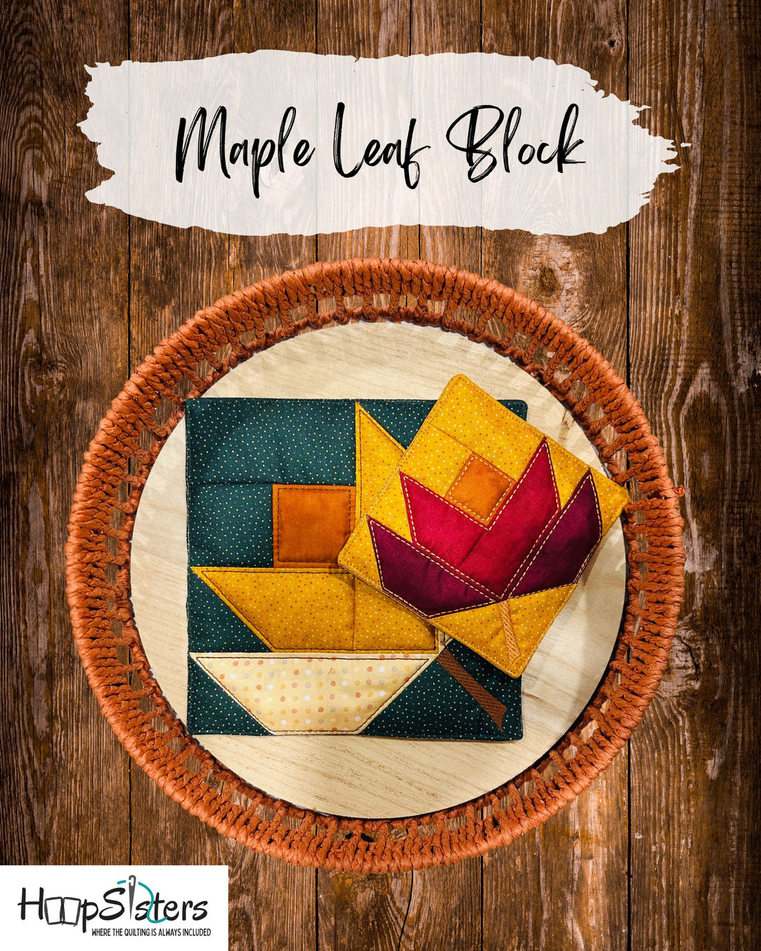 Maple Leaf Block – HoopSisters