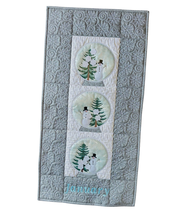 Snow Globe Wall Hanging - Digital Download – HoopSisters
